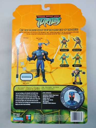 Teenage Mutant Ninja Turtles 5" Foot Tech Ninja New Factory Sealed ...
