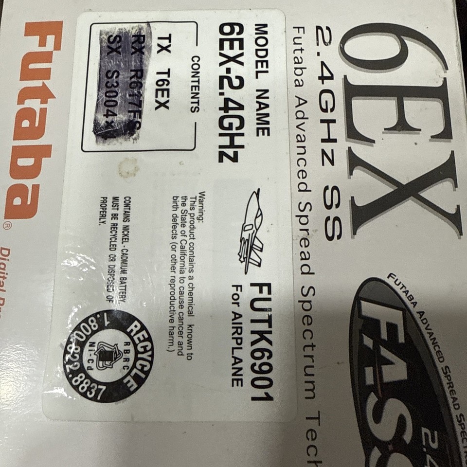 Futaba 6EX RC Remote Control Transmitter 6 Channel 2.4 Ghz SS. s3 | eBay