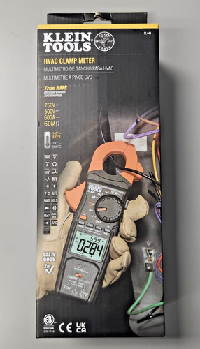 Klein Tools CL445 Non-contact Lcd Clamp Meter Multimeter 600 Amp 600 ...