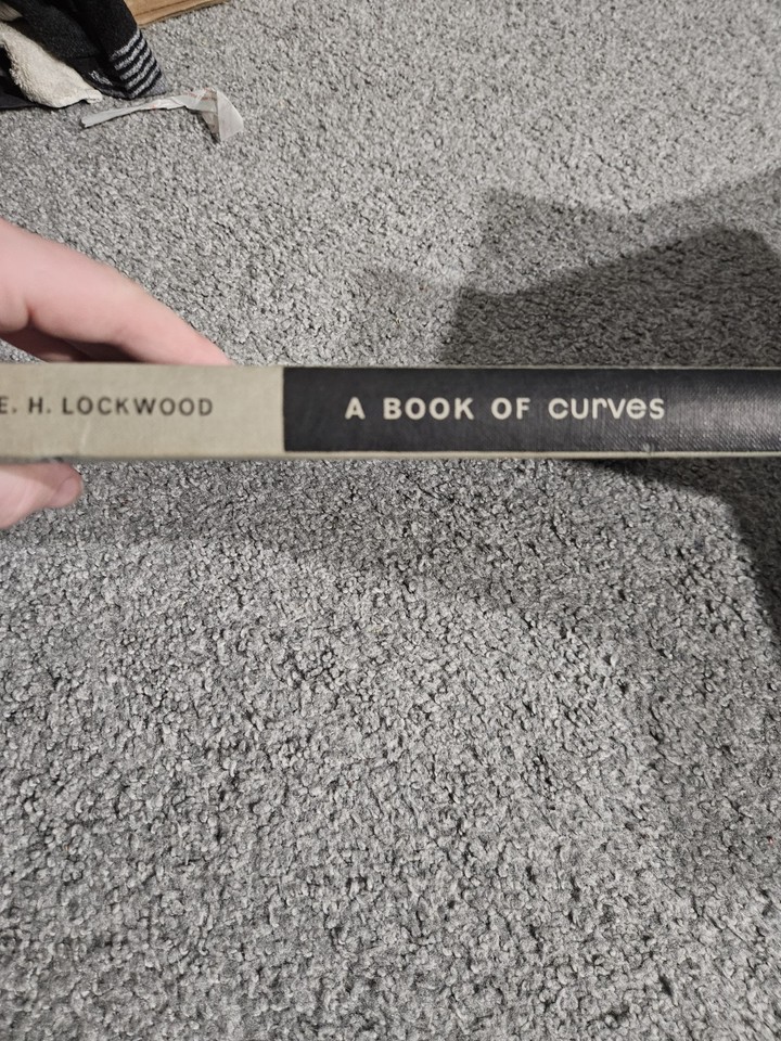 A Book Of Curves By E. H. Lockwood (1963 Hardcover) Out Of Print Rare ...