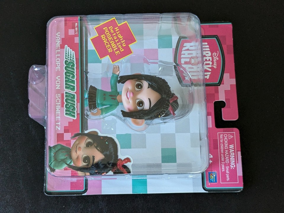Disney WRECK IT RALPH Vanellope Von Schweetz Sugar Rush 5" Minty Zaki ...