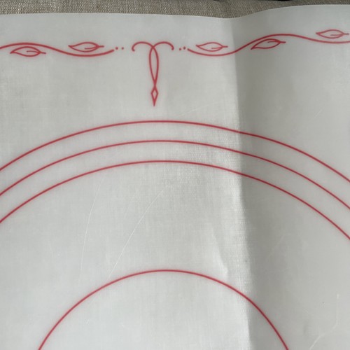 Tupperware PASTRY MAT 1965 pie tart crust roll dough baking sheet ...