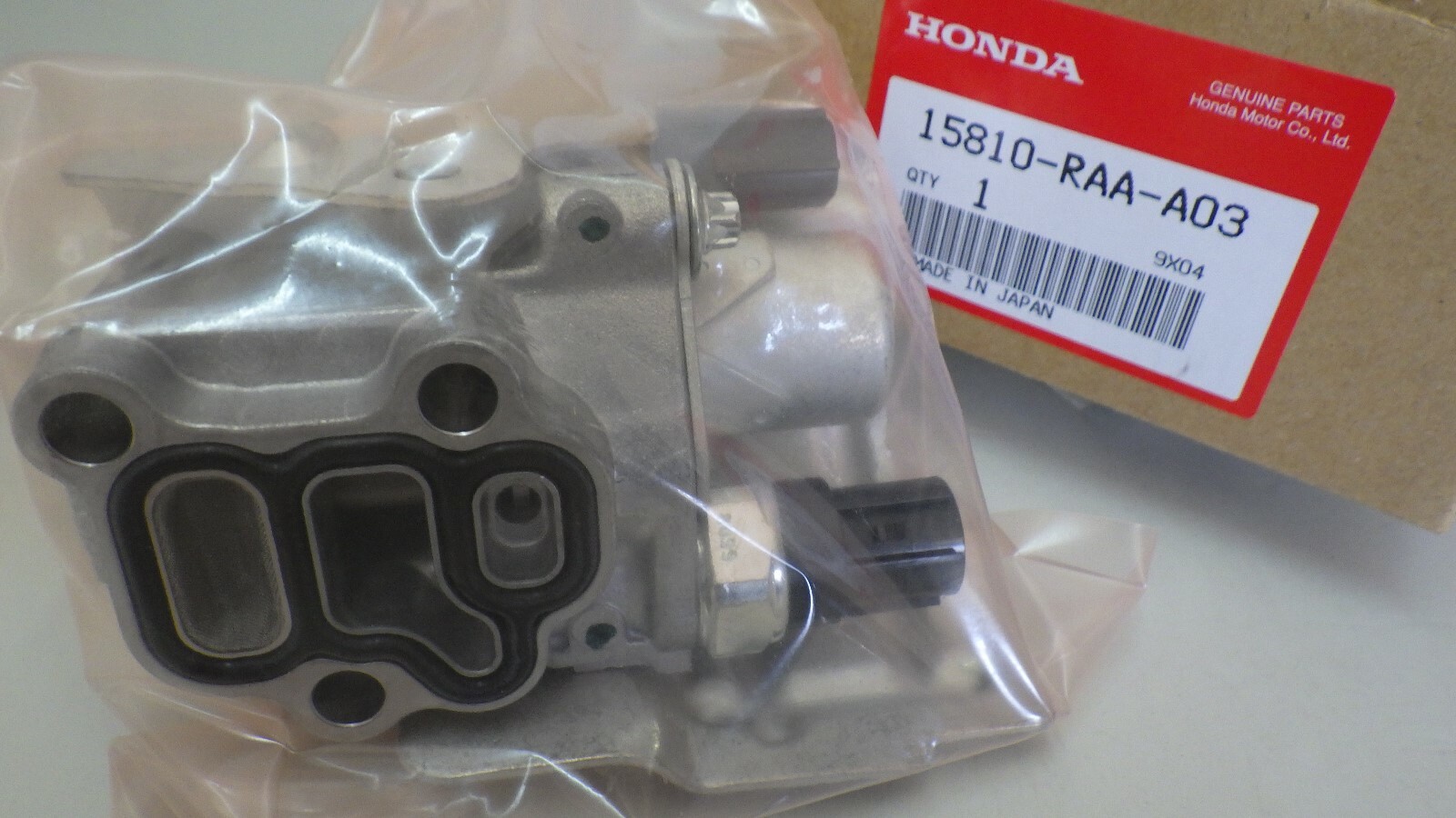 OEM GENUINE HONDA ACURA VTEC SOLENOID SPOOL VALVE W/GASKET 15810-RAA ...