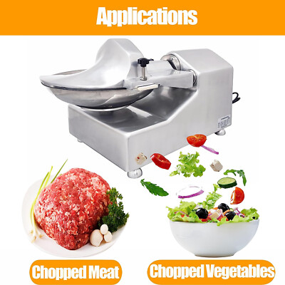 110V Electric Food Processor 8L Fruits Meat Vegetable Chopper Grinder ...