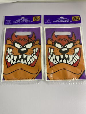 NOS Taz Looney Tunes Birthday Party Treat Bags Candy Party 8ct. Lot Of ...