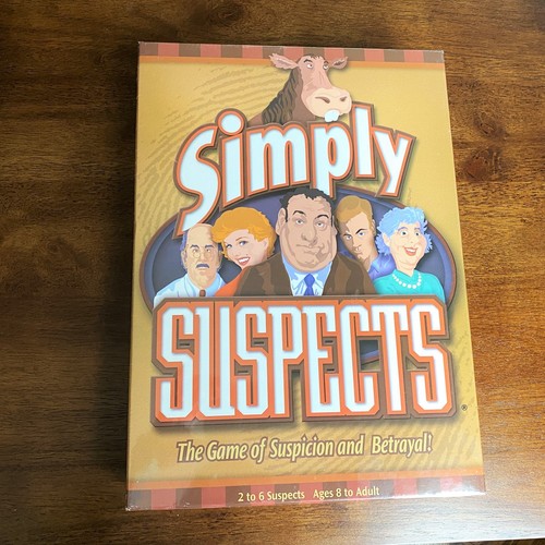 Spy Alley "Simply Suspects" Game of Suspicion & Betrayal NEW NIP ...