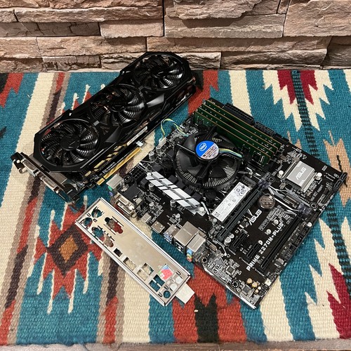 ASUS PRIME Z270M-PLUS ATX Motherboard Combo! i7-7700 •16GB •GTX980 ...