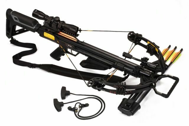 Bruin Ambush 370 Crossbow Package W/ Scope Bolts Quiver and Cocking ...