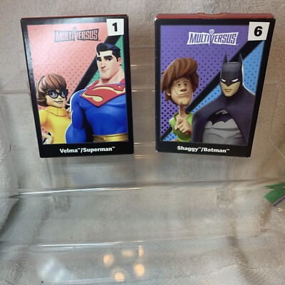 2 NEW MCDONALD'S MULTIVERSE MEAL TOYS VELMA SUPERMAN BATMAN SHAGGY D2 ...