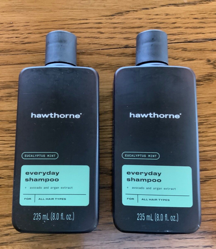 2pc -Hawthorne Men's Everyday Shampoo + Avacodo & Argan - Eucalyptus ...
