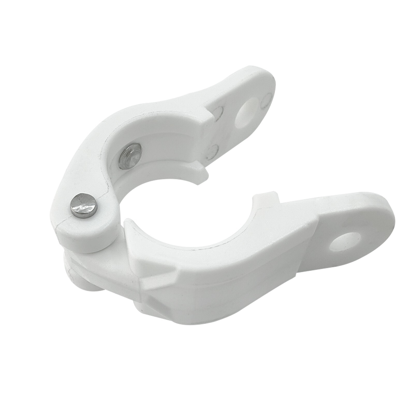 2PCS Boat White Nylon 7/8'' 22mm Bimini Top Jaw Slide Pipe/Tube Clamp ...