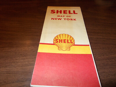 1953 Shell New York Vintage Road Map | eBay