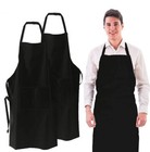 1Pack Cooking Kitchen Aprons Apron With 2 Pockets for Men Women Black ...