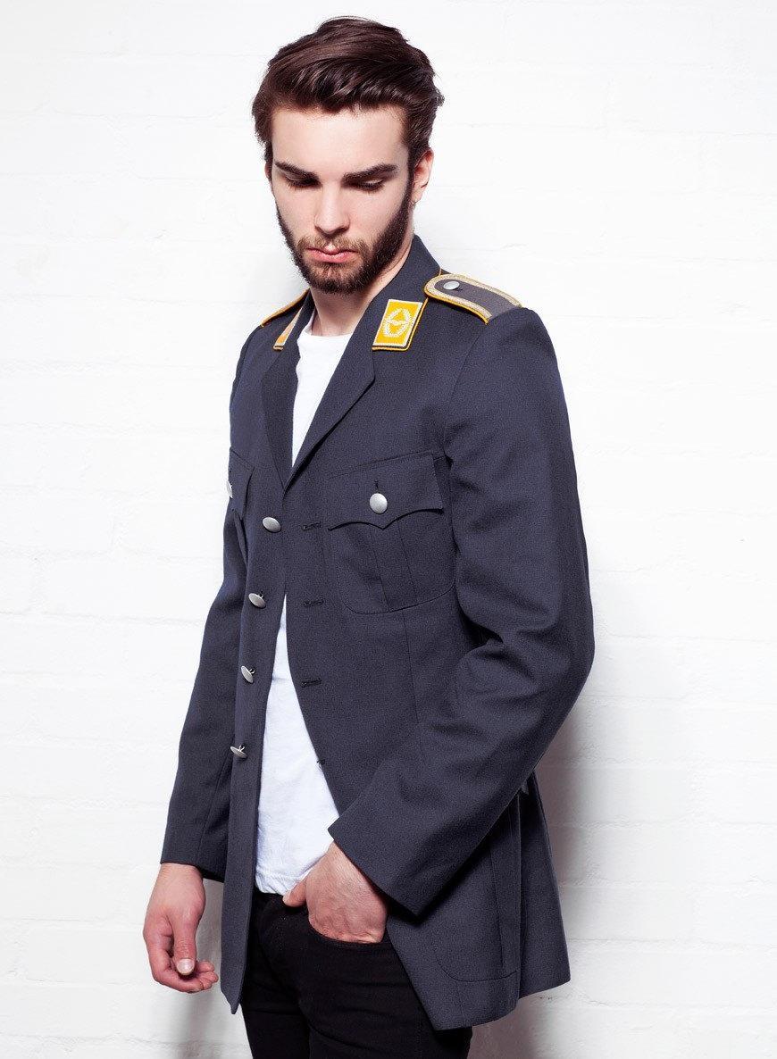 Mens Vintage Military Coat Jacket Dress Tunic Luftwaffe Officers ...
