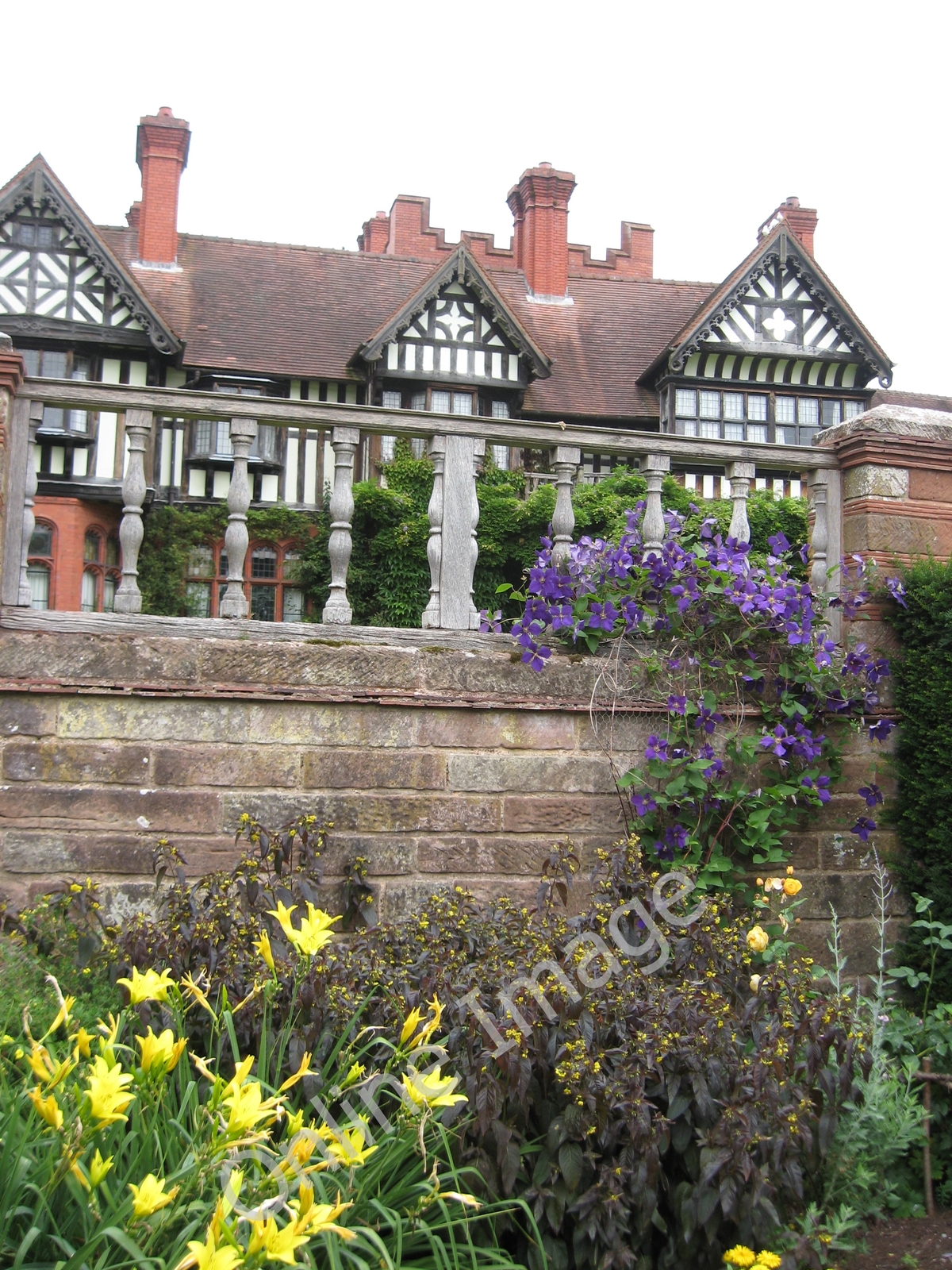Photo 6x4 Front garden at Wightwick Wightwick Manor c2010 | eBay UK