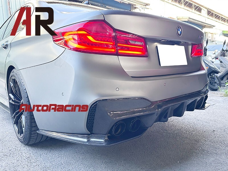 3D Style Rear Bumper Diffuser Splitter Lip Carbon Fiber Fits 2018+ BMW ...