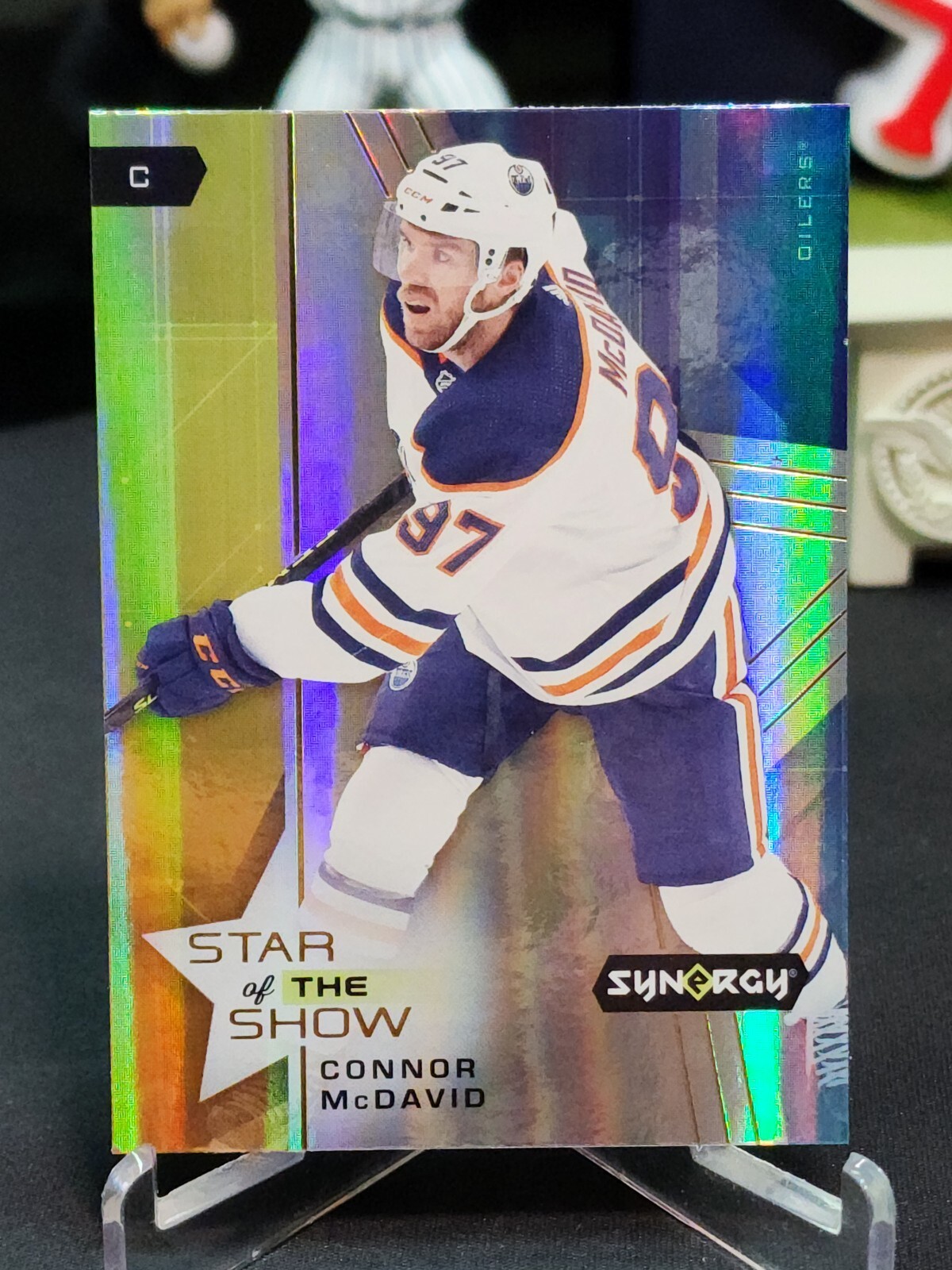 Connor McDavid 2021-22 Upper Deck Synergy Star of the Show #SOS-19 | eBay