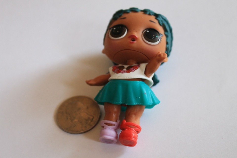 L.O.L. Surprise MGA Blue- Green Braided Hair Girl Figure Mismatched ...