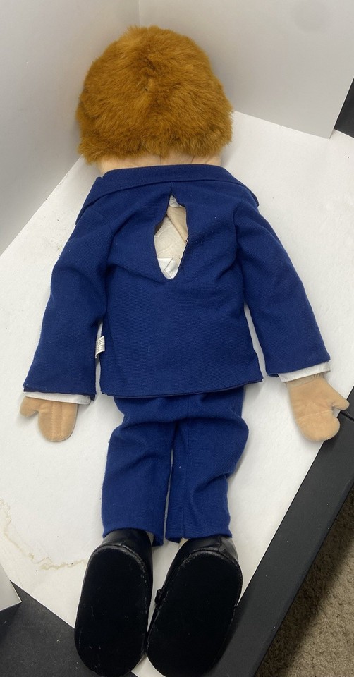 Sunny & Co Toys Dad Man Blue Suit 22" Hand Puppet Mustache 2002 | eBay