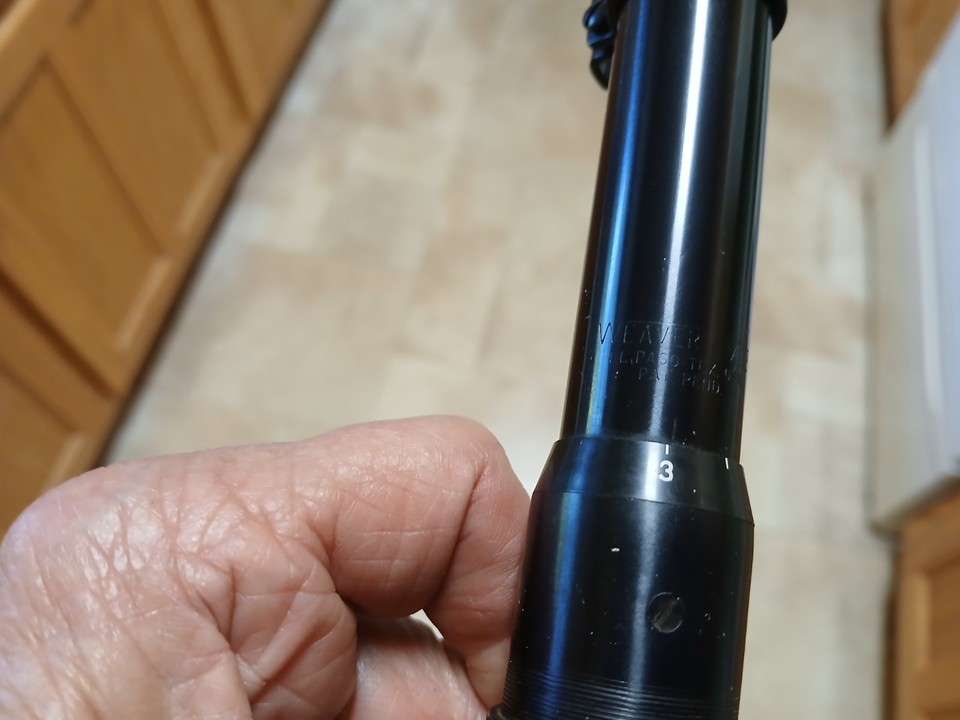 Weaver V22-A 3-6x Rifle Scope with .875 w/Weaver Rimfire Rings 7/8 ...