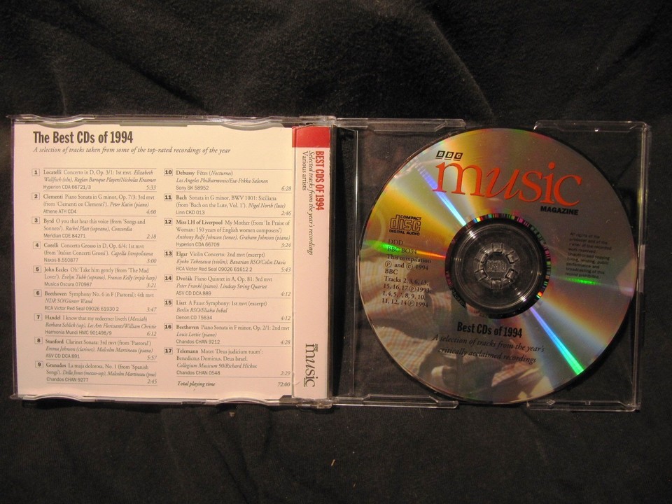 BBC MUSIC BEST CDs of 1994 Louis Lortie Capella Istropolitana Kyorko ...