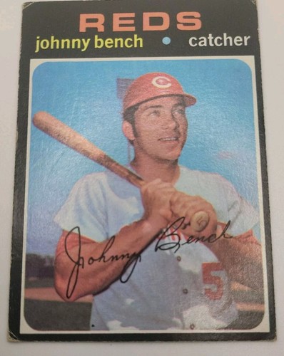 1971 TOPPS BASEBALL SET BREAK 250 JOHNNY BENCH REDS NM/MT | eBay