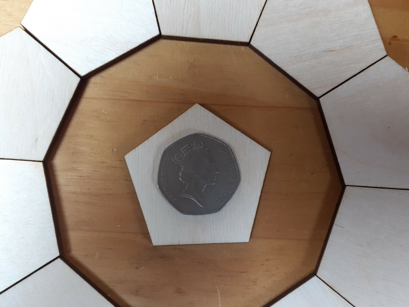 20x 5cm PENTAGON Craft Shapes Wood DIY Decoration Plaque | eBay UK