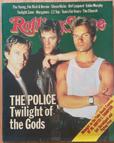 ROLLING STONE - Australian Issue #367 - August 1983 - POLICE - STING ...