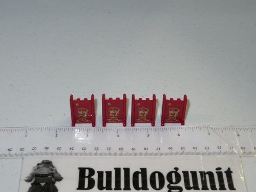 2005 Stratego Board Game Replacement Lot 4 Red Lieutenant # 6 Army ...