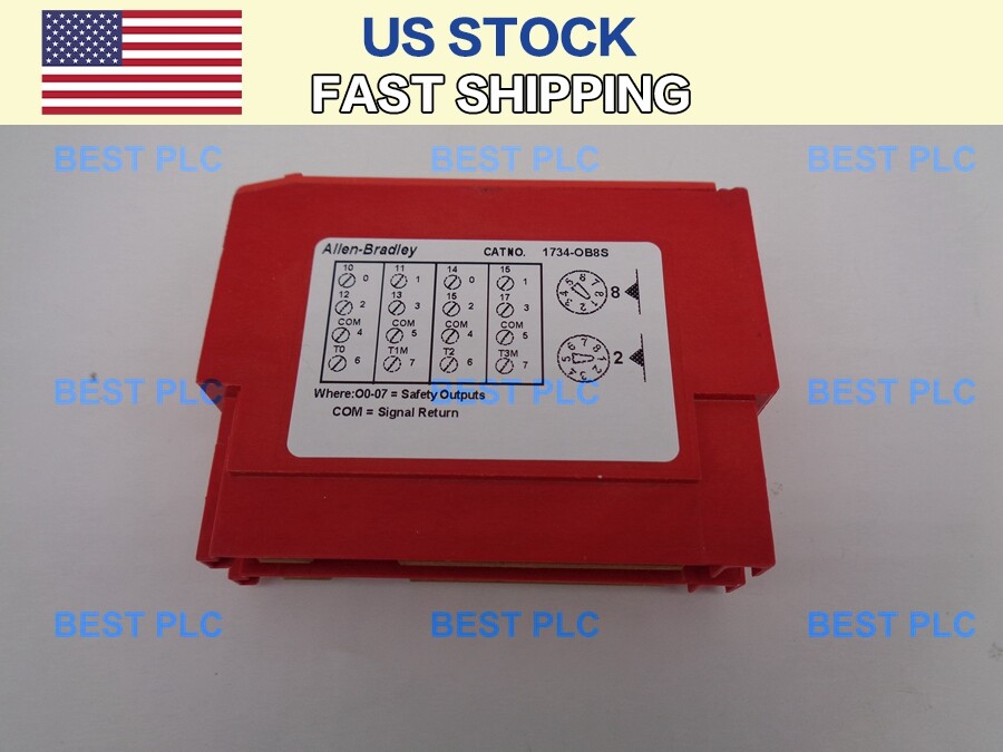 1734-OB8S Allen-Bradley Point I/O 8 Point Safety Output Module Safety ...