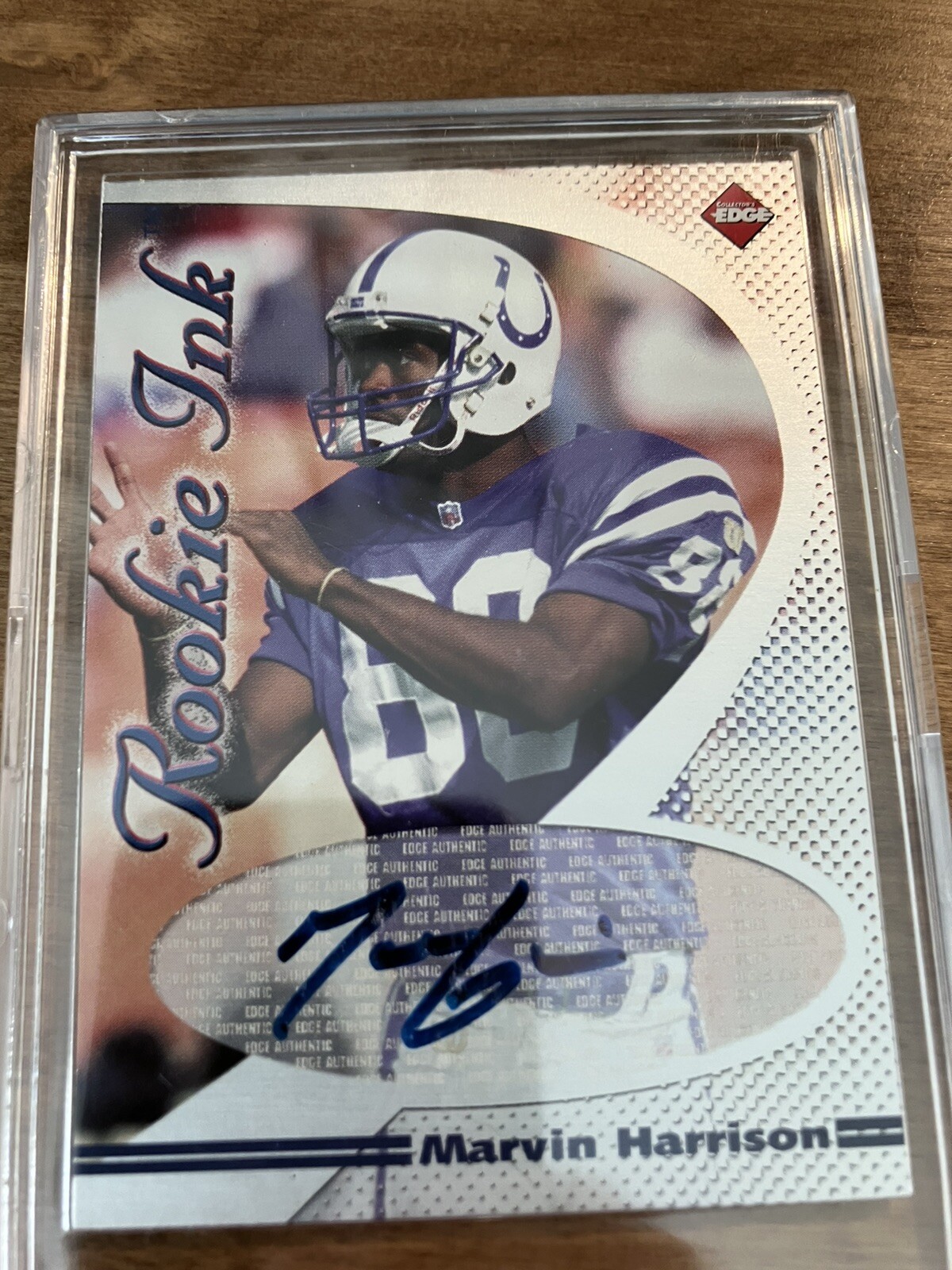 1998 Collectors Edge Marvin Harrison Autograph | eBay