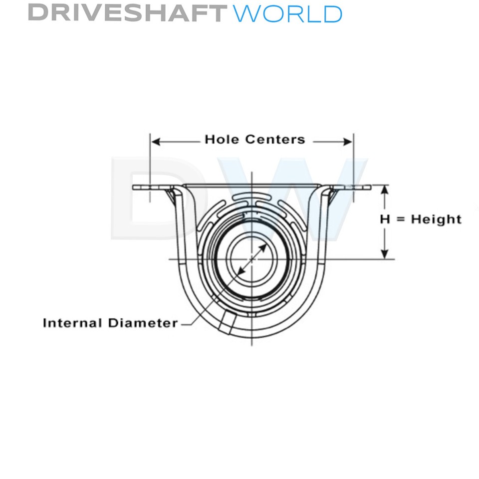 SPL350 Series 350CB03X Spicer Dura-Tune Center Support Bearing | eBay