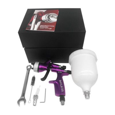 1.3mm Nozzle Car Paint Tool Pistol 600 ML HVLP Devilbiss Purple CV1 ...