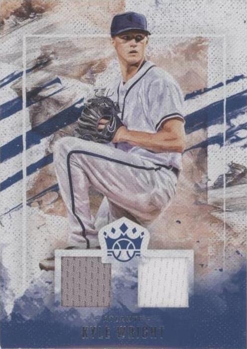 2019 Panini Diamond Kings - Dk Materials Kyle Wright #DMS-KW (MEM, RC ...