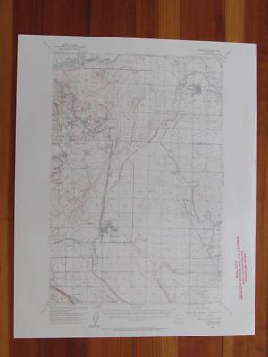 Othello Washington 1956 Original Vintage USGS Topo Map | eBay