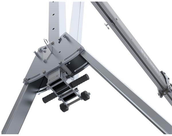 3000kg Aluminium Portable A Frame Lifting Gantry Crane Hoist 4m beam ...
