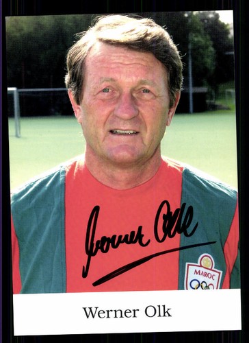 Werner Olk Autogrammkarte Bayern München Original Signiert+A 118607 ...