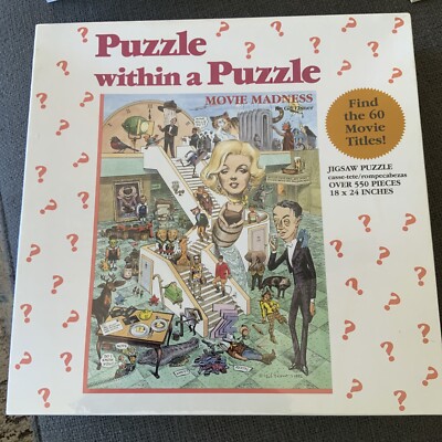 Puzzle Within A Puzzle Movie Madness NEW Sealed 1993 Gil Eisner Marilyn ...