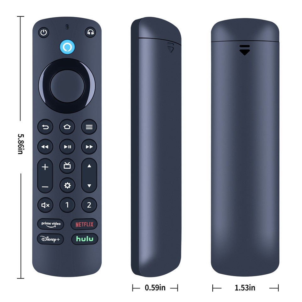 For Amazon Alexa Firestick Voice Remote Pro with Disney+/HULU/Netflix ...