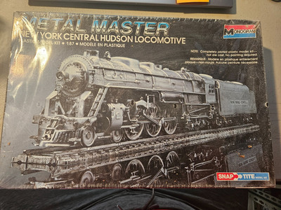 MONOGRAM MODEL 1:87 NEW YORK CENTRAL HUDSON LOCOMOTIVE SEALED BOX KIT ...