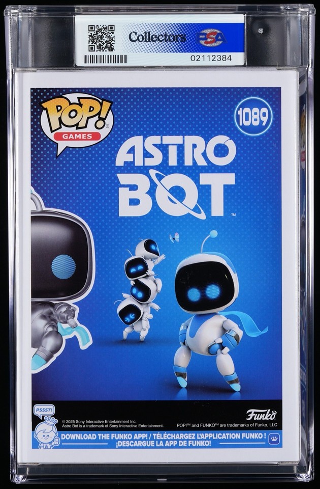PSA Gem Mint 10 Funko Pop! Games Astro Bot 1089 (2024 Game Of The Year ...
