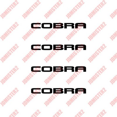 Shelby Cobra Decals Ford Mustang SVT Vinyl Sticker - Any Color Any Size ...