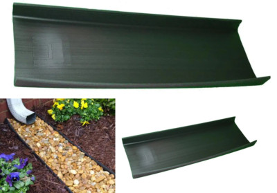 Downspout Rain Diverter Channel Guard Splash Block, Amerimax 38 in ...