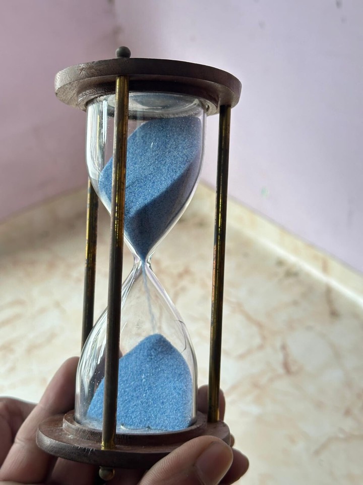 Sand Timer Hourglass Brass Nautical Maritime Hour Glass Vintage Sand ...