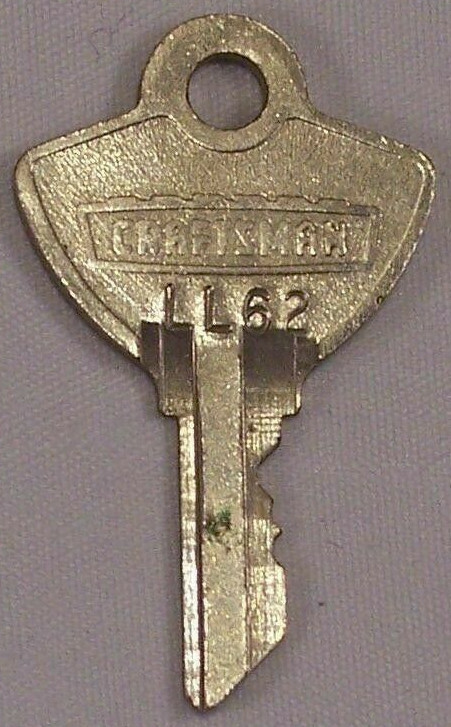 2 - Craftsman Tool Box Keys, LL1-LL225 (LL001-LL225 & LL1W-LL225W ...