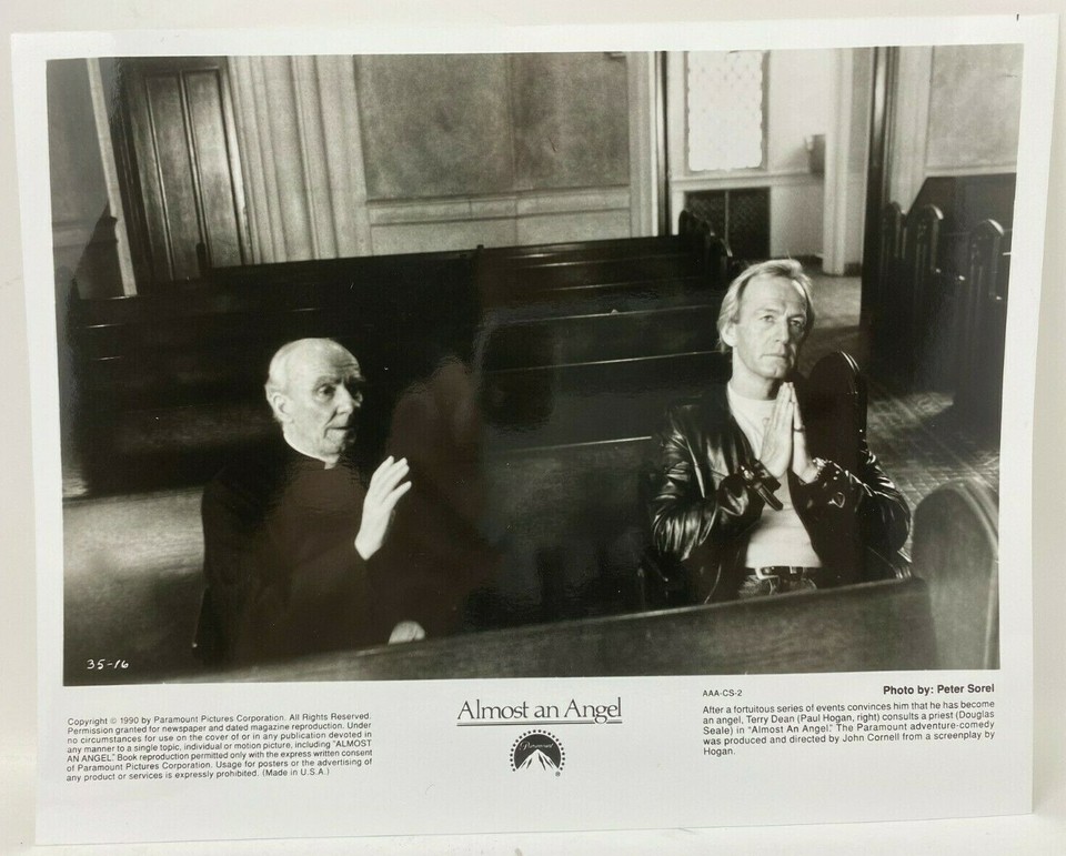 Vintage 1990 Paul Hogan Douglas Seale John Cornell Almost Angel Press ...