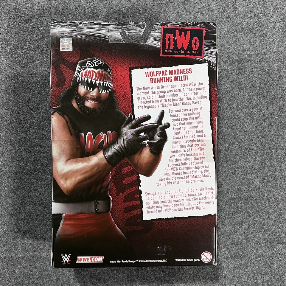 WWE Elite Ringside Exclusive NWO Wolfpac Macho Man Randy Savage ...