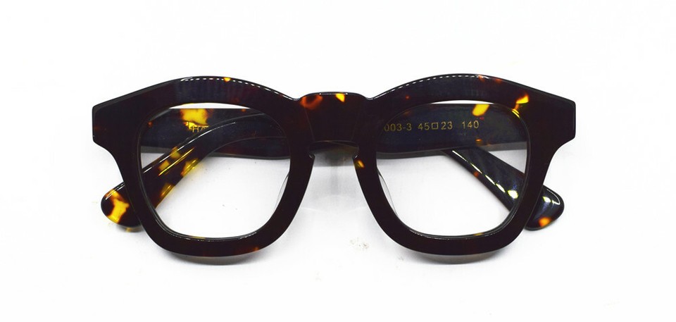 Japan Handmade Italy Acetate Eyeglass Frames clear lens Glasses Full ...