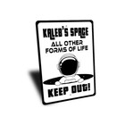 Custom Kids Space Room Metal Sign | eBay