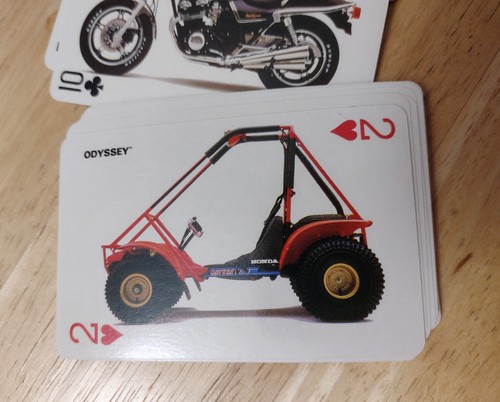Vintage 1980s Honda Motorcycle Follow The Leader Playing Cards Complete ...